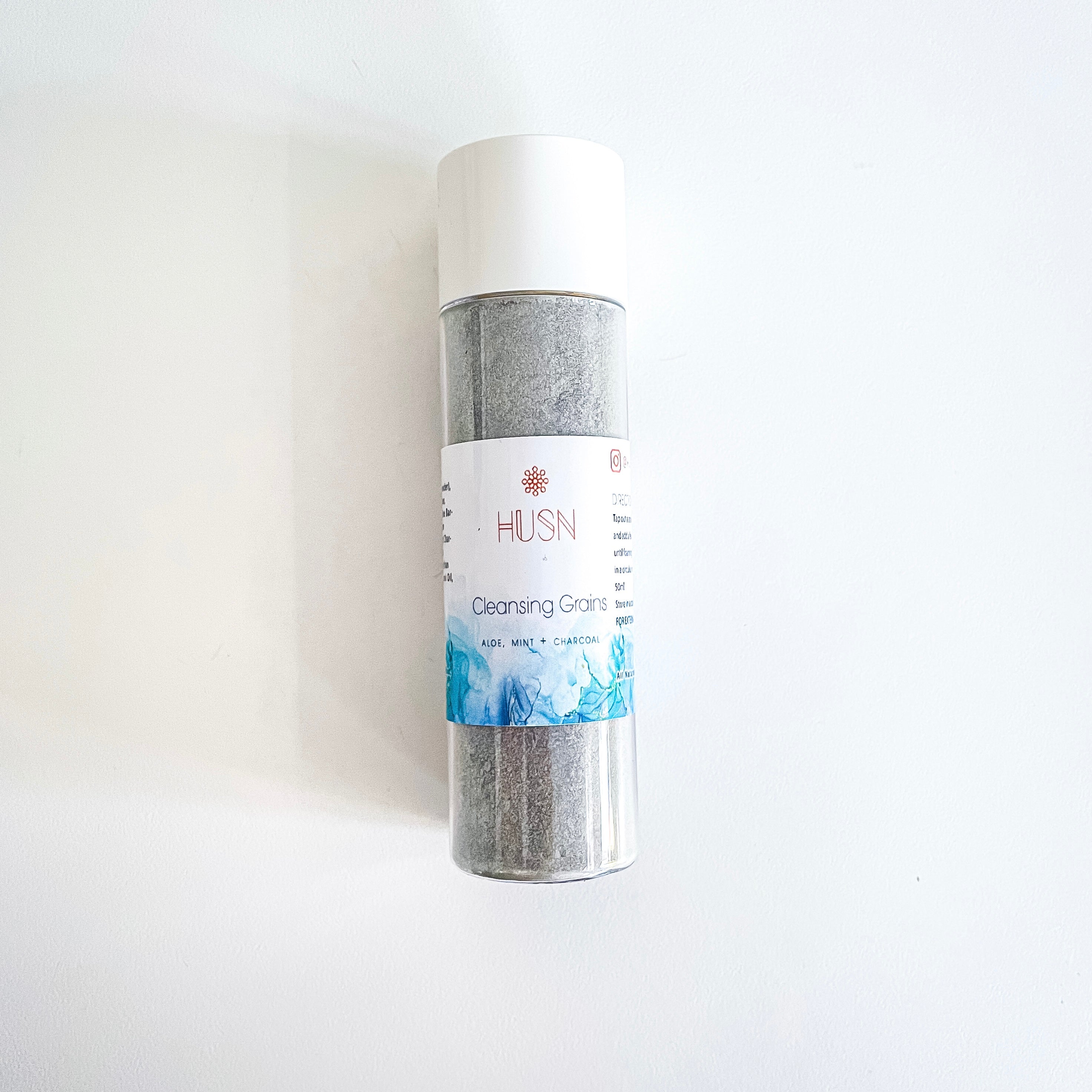 Cleansing Grains- Aloe, Mint + Charcoal | Skincare | Husn Beauty – Husn ...